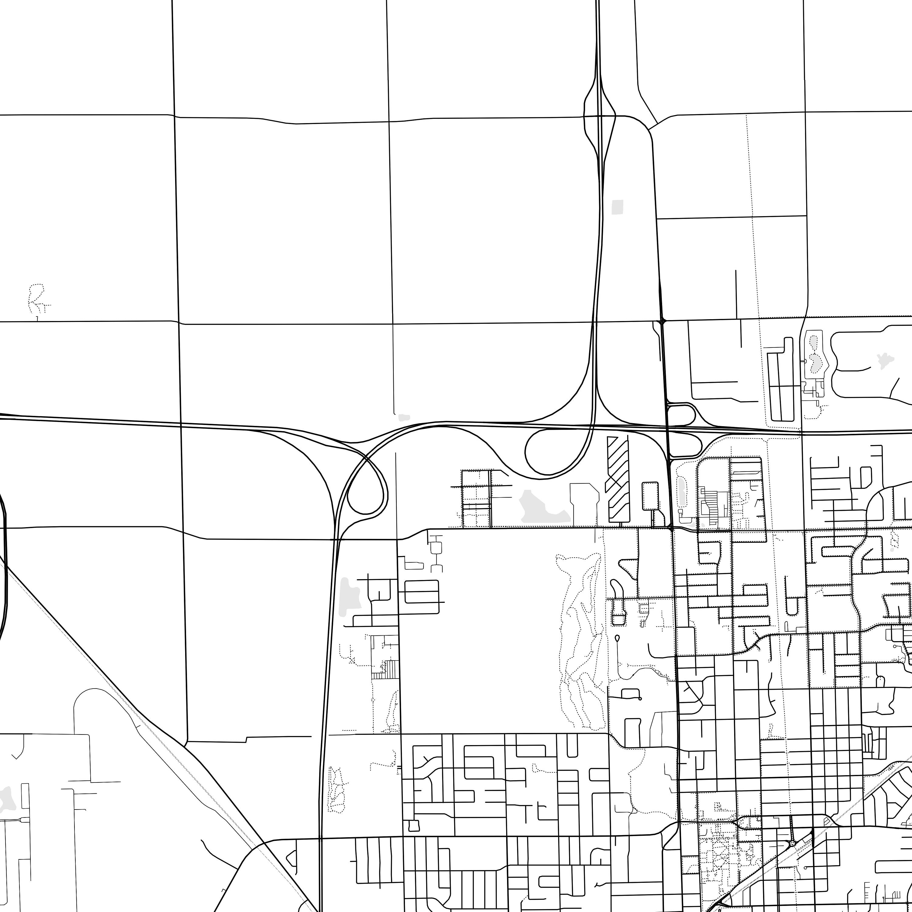 Normal Map Print, Normal Map Poster Wall Art, Il City Map, Illinois ...