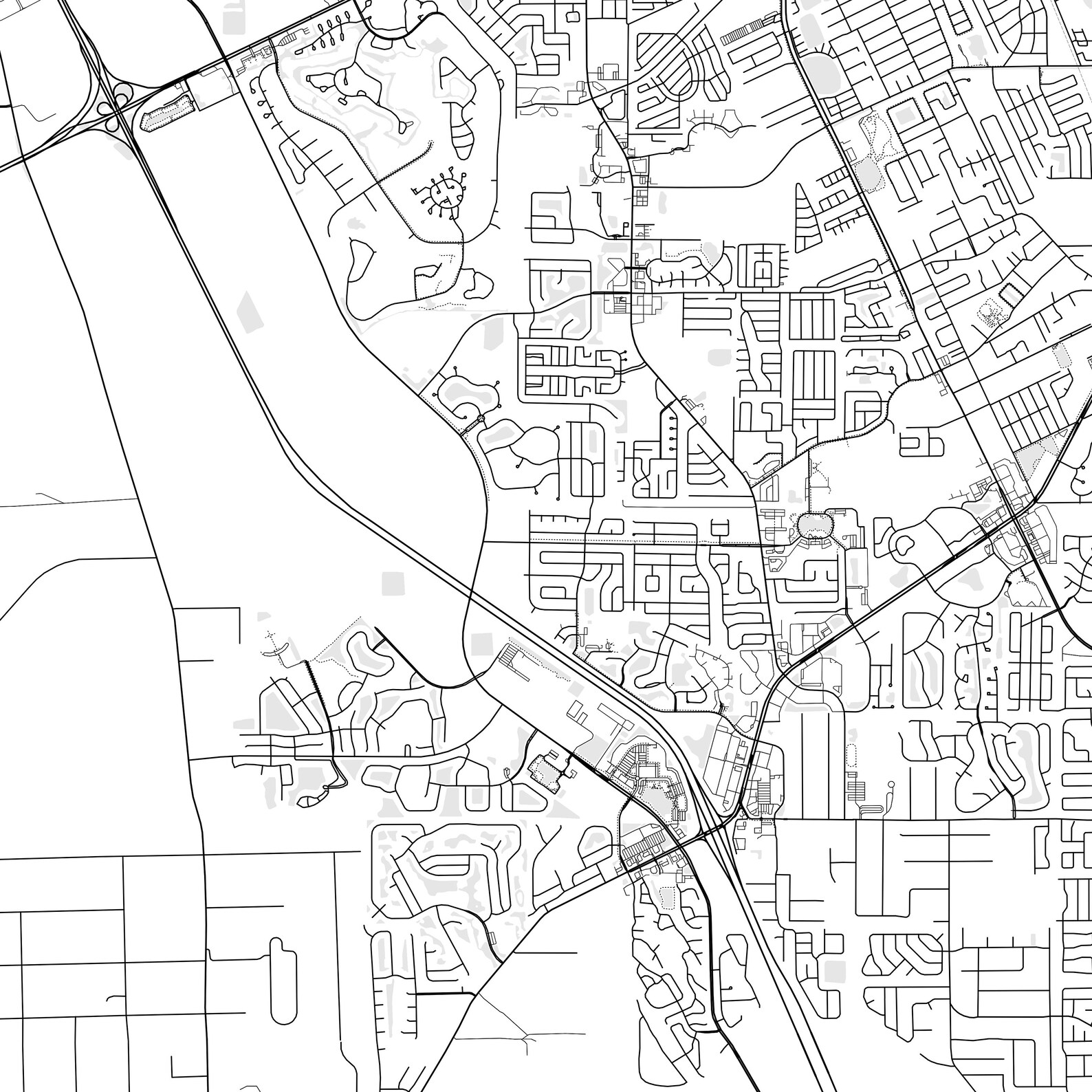 Port Orange Map Print Port Orange Map Poster Wall Art Fl - Etsy