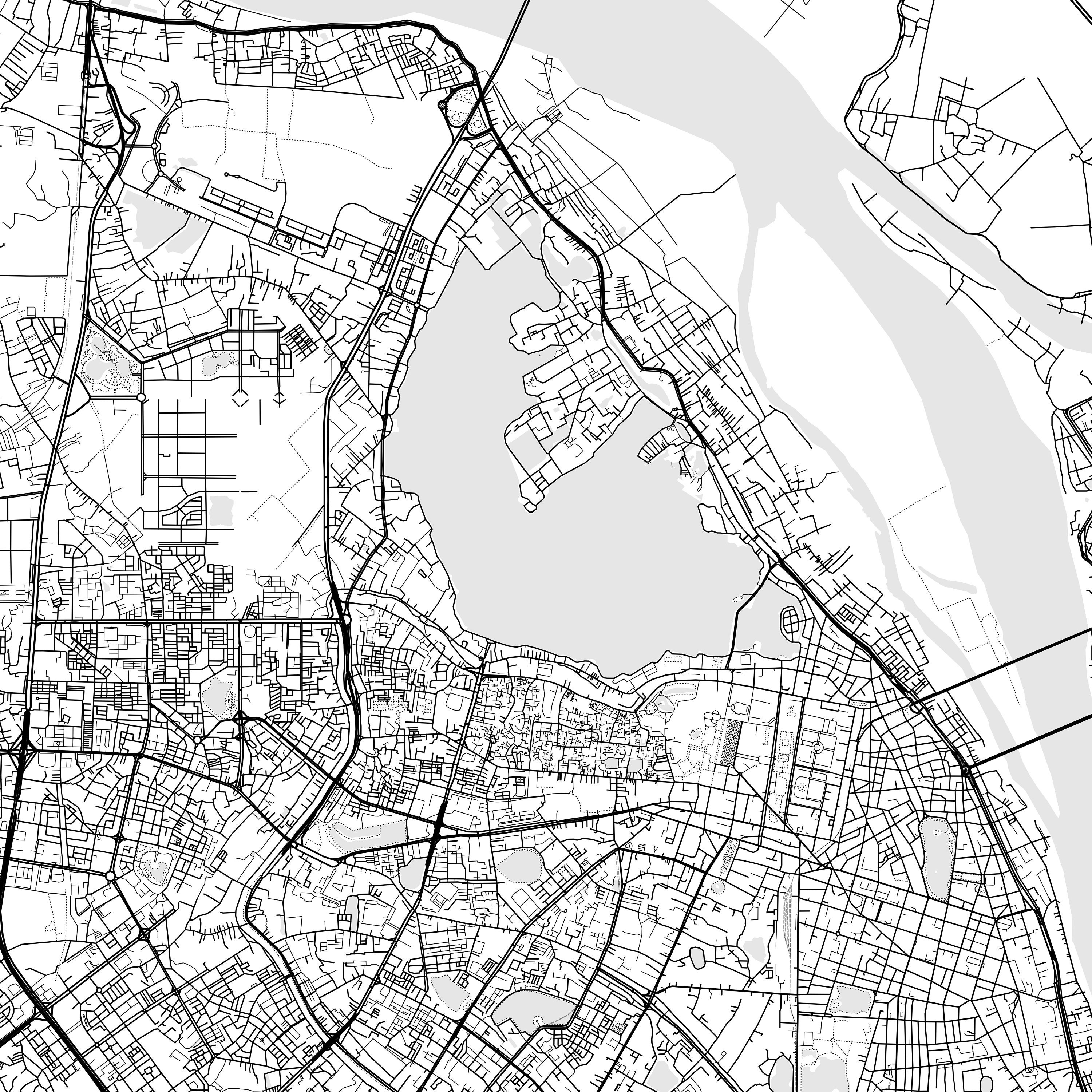 Hanoi Map Print Hanoi Map Poster Wall Art Hanoi City Map - Etsy