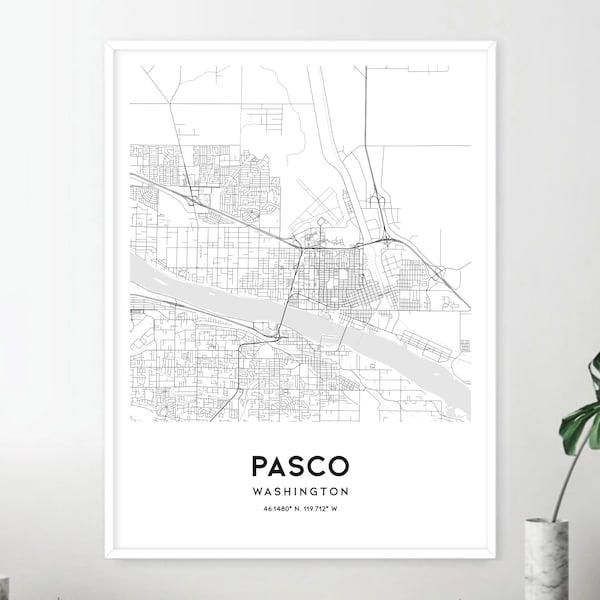 Pasco Street Map - Etsy