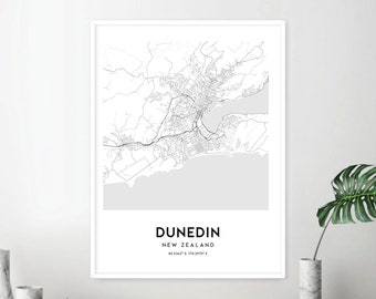 Dunedin Street Map - Etsy