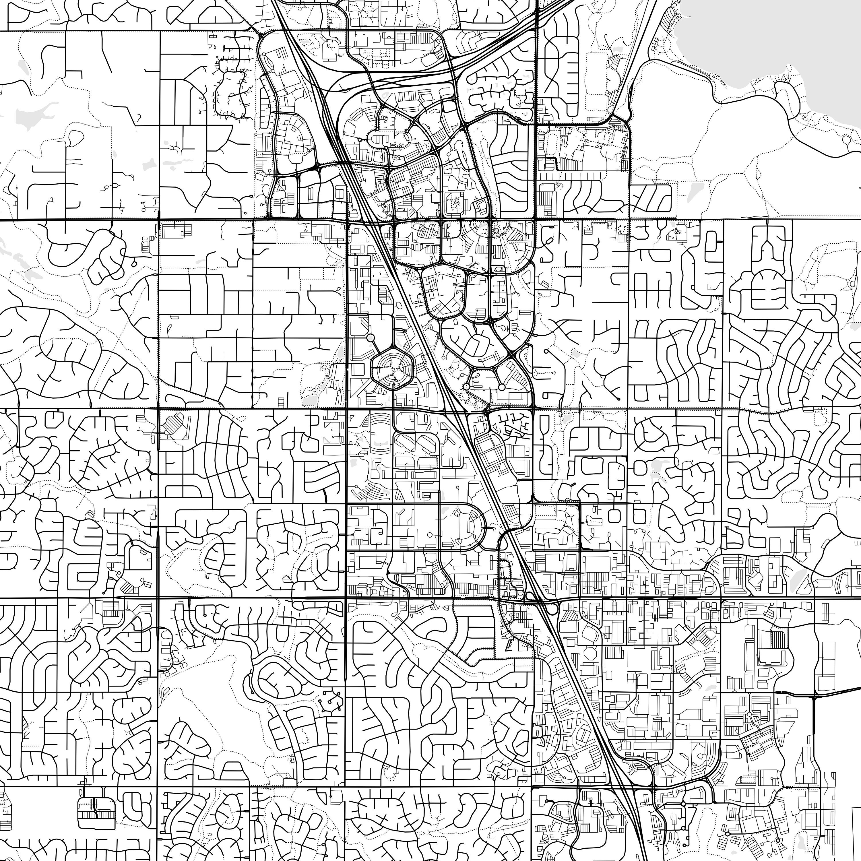 Centennial Map Print, Centennial Map Poster Wall Art, Co City Map ...