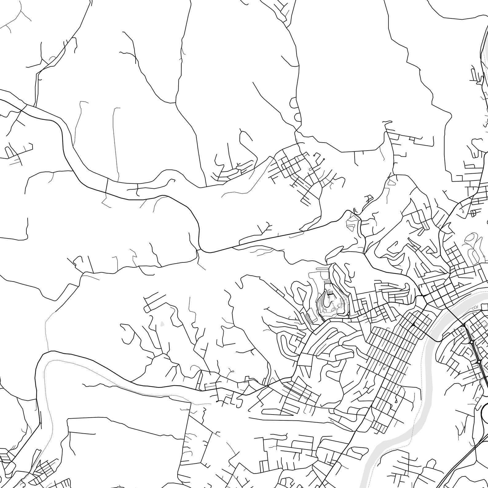 Fairmont Map Print Fairmont Map Poster Wall Art Va City Map - Etsy