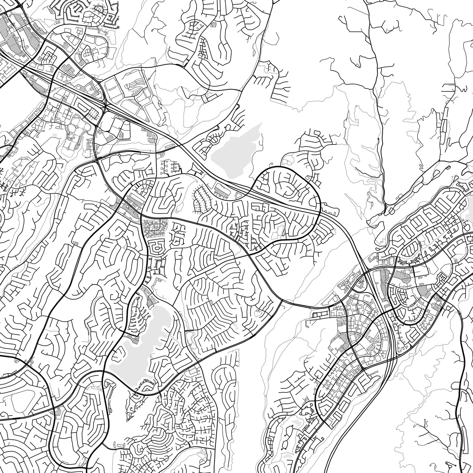Rancho Santa Margarita Map Print, Rancho Santa Margarita Map Poster ...