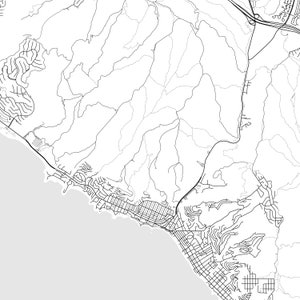 Laguna Beach Map Print Laguna Beach Map Poster Wall Art Ca | Etsy