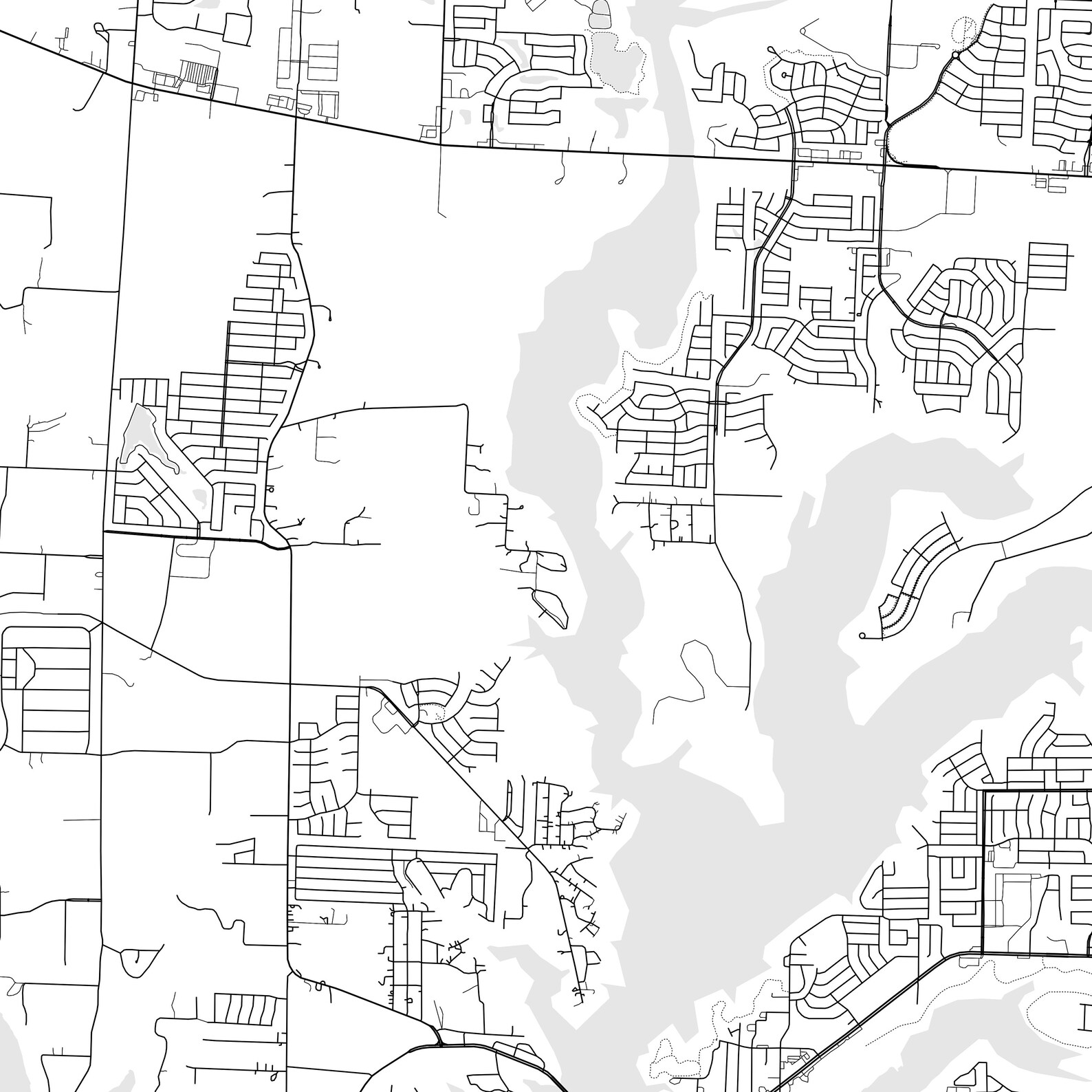 Little Elm Map Print Little Elm Map Poster Wall Art Tx City - Etsy