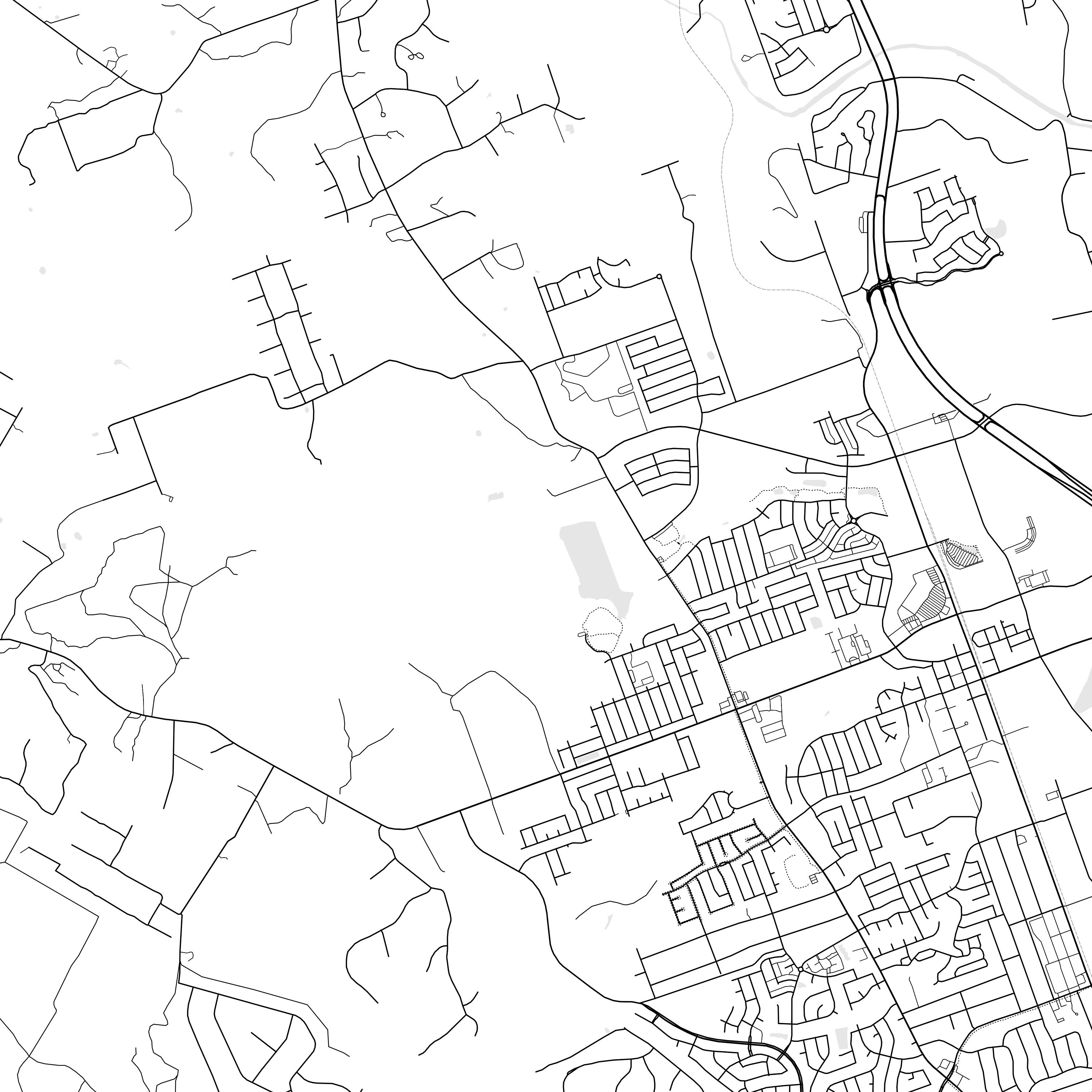 Leander Map Print, Leander Map Poster Wall Art, Tx City Map, Texas ...