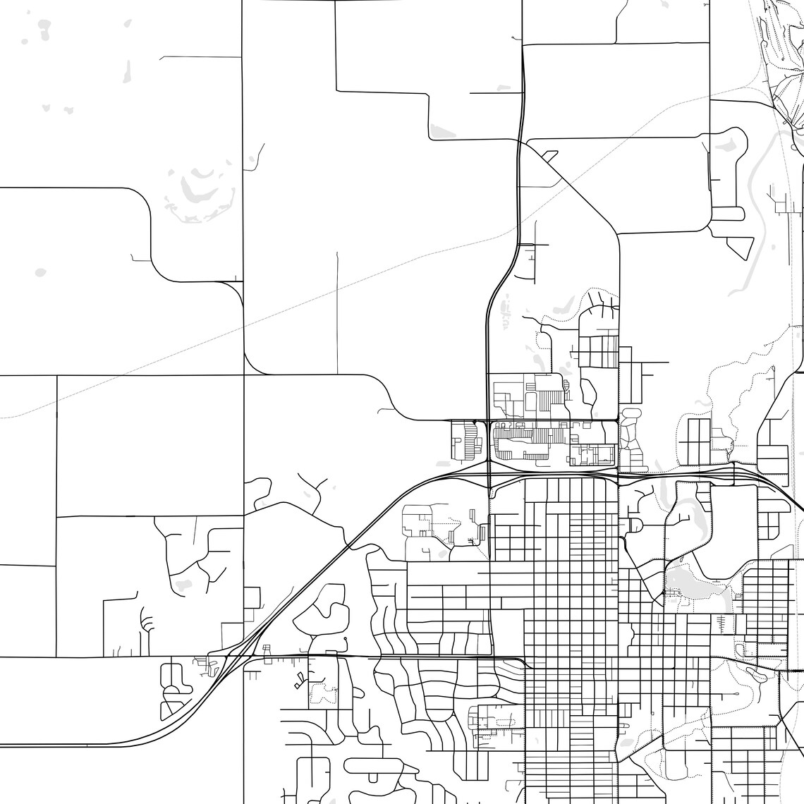 Austin Map Print, Austin Map Poster Wall Art, Mn City Map, Minnesota ...