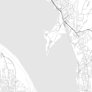 Ossining Map Print Ossining Map Poster Wall Art Ny City | Etsy