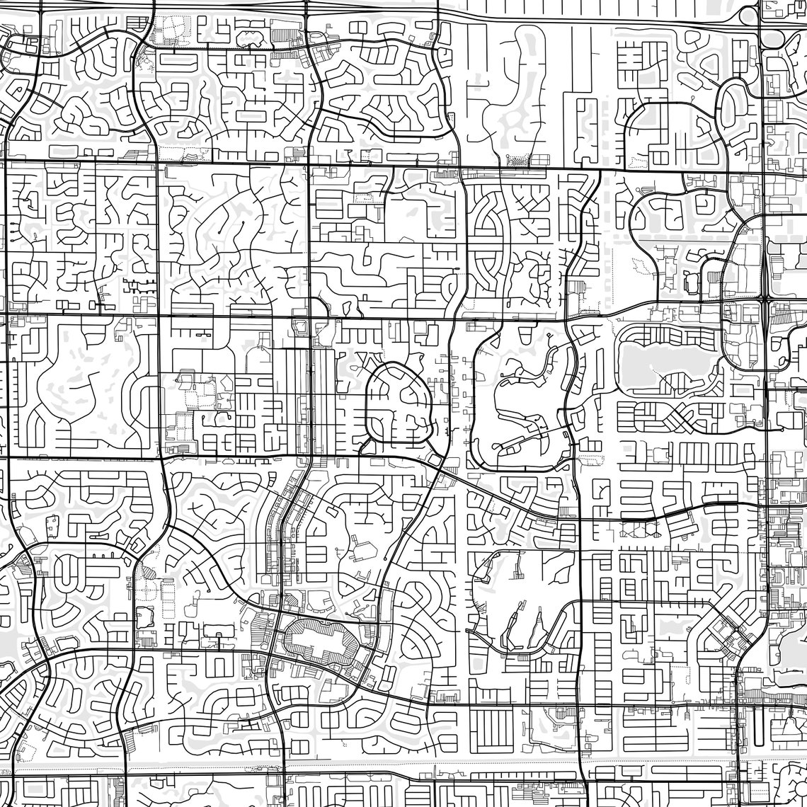 Margate Map Print Margate Map Poster Wall Art Fl City Map - Etsy UK