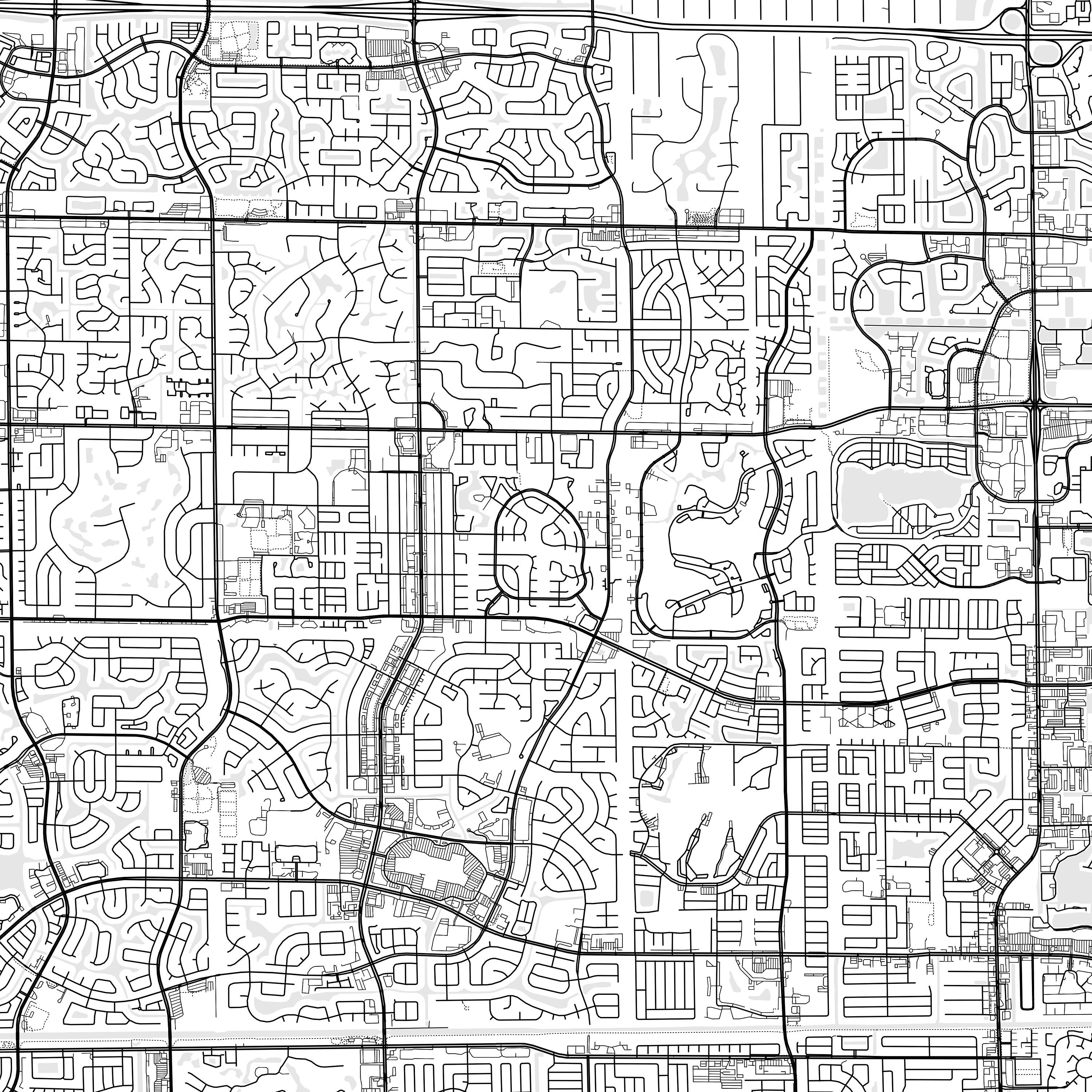 Margate Map Print, Margate Map Poster Wall Art, Fl City Map, Florida ...
