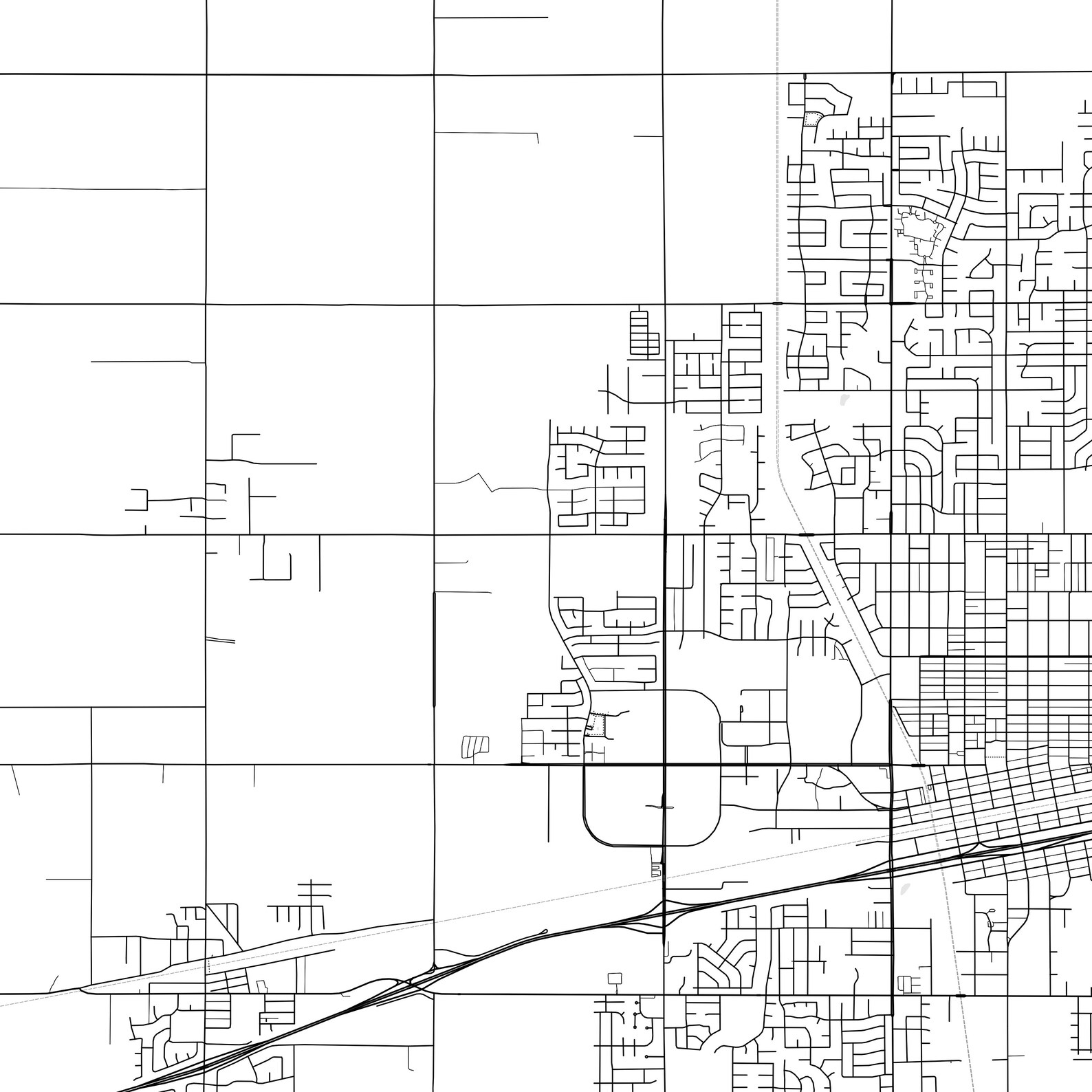 Hanford Map Print Hanford Map Poster Wall Art Ca City Map | Etsy