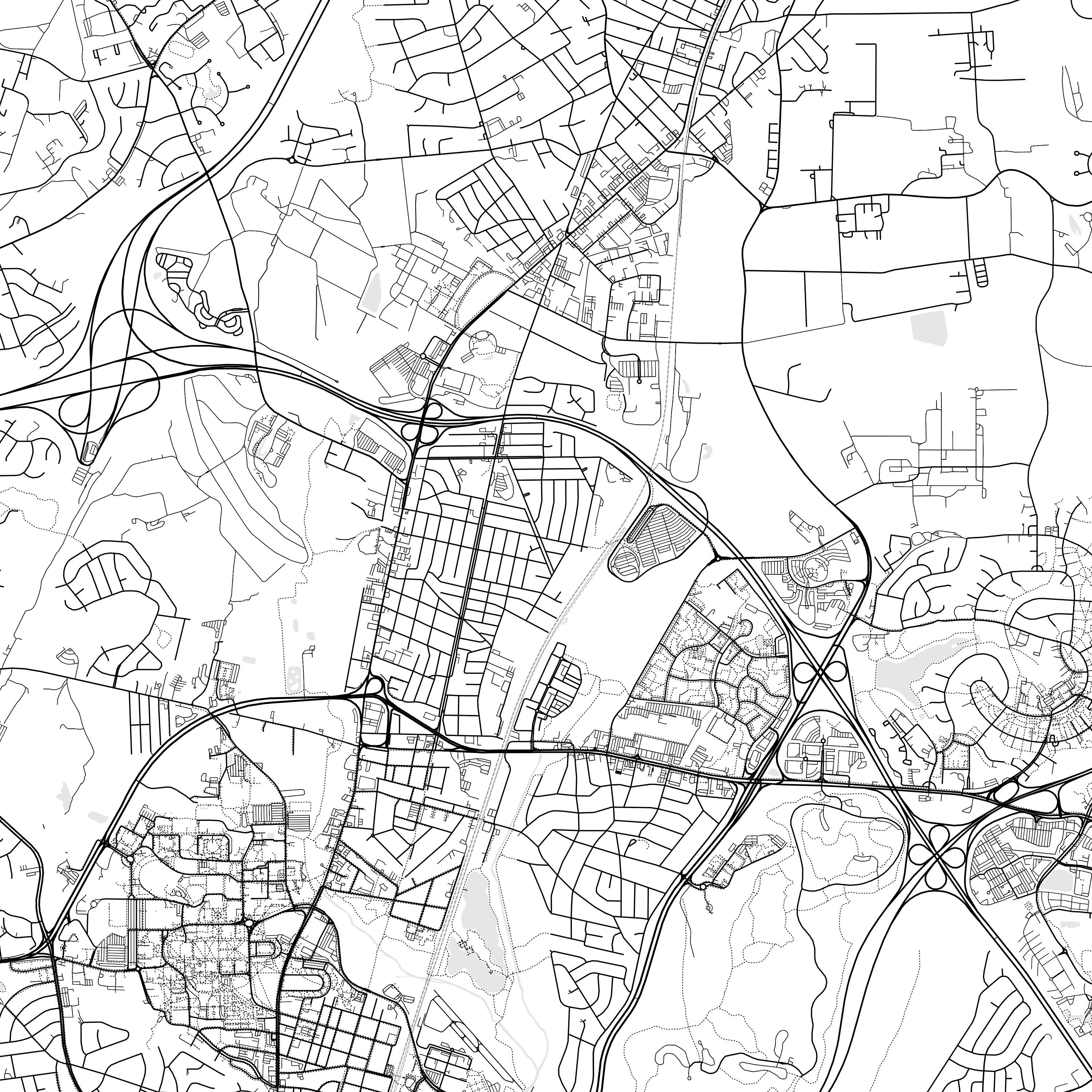 Greenbelt Map Print Greenbelt Map Poster Wall Art Md City - Etsy