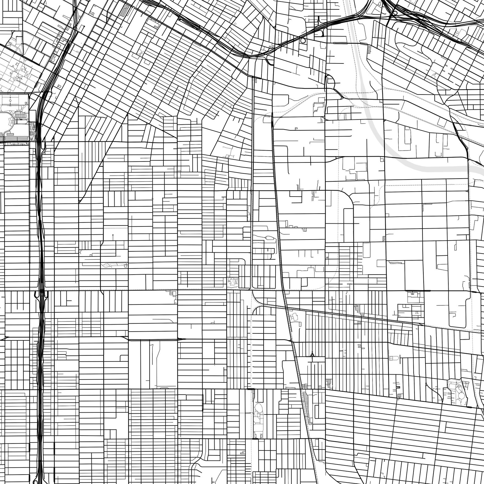 Huntington Park Map Print Huntington Park Map Poster Wall - Etsy