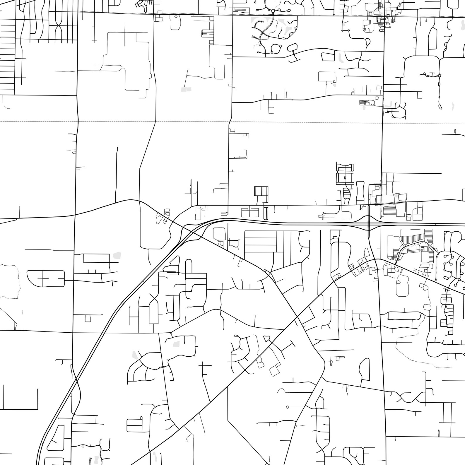 Avon Map Print, Avon Map Poster Wall Art, Oh City Map, Ohio Print ...