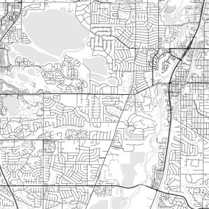 Littleton Map Print, Littleton Map Poster Wall Art, Co City Map ...