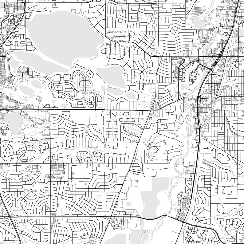 Littleton Map Print, Littleton Map Poster Wall Art, Co City Map ...