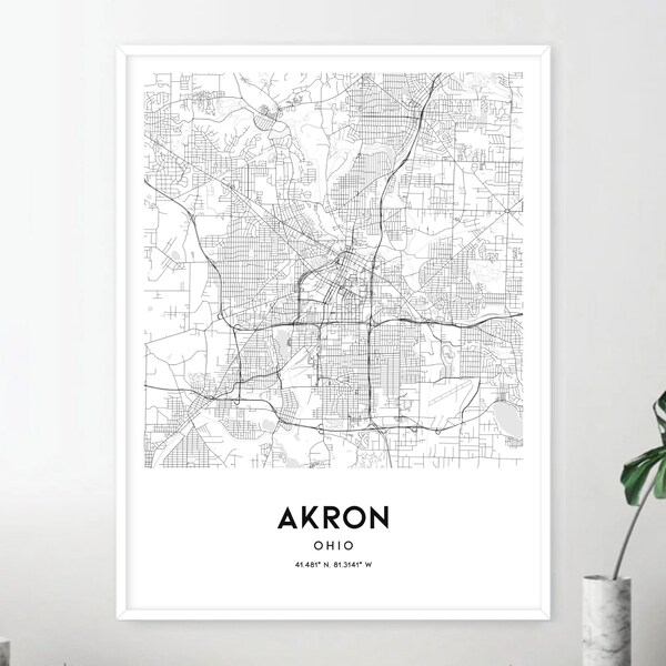 Akron Wall Art - Etsy