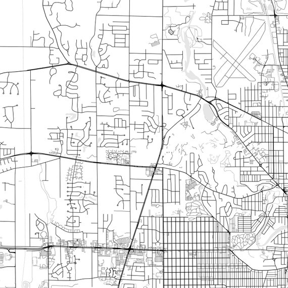 Home Décor Wall Hangings Racine Wall Art Wisconsin WI USA Map Poster ...