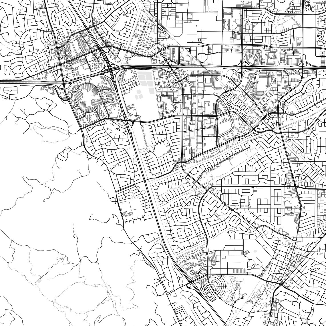 Pleasanton Map Print Pleasanton Map Poster Wall Art Ca City - Etsy