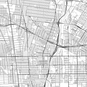 Paramount Map Print, Paramount Map Poster Wall Art, Ca City Map ...