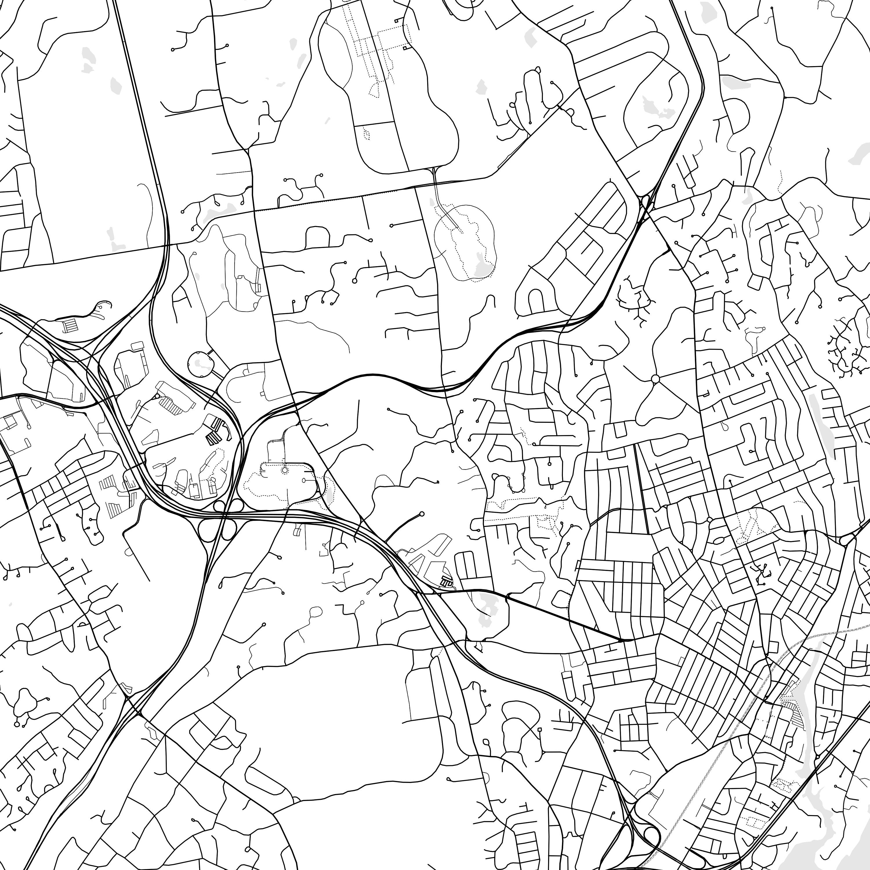 Port Chester Map Print, Port Chester Map Poster Wall Art, Ny City Map ...