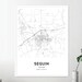Seguin Map Print Seguin Map Poster Wall Art Tx City Map - Etsy