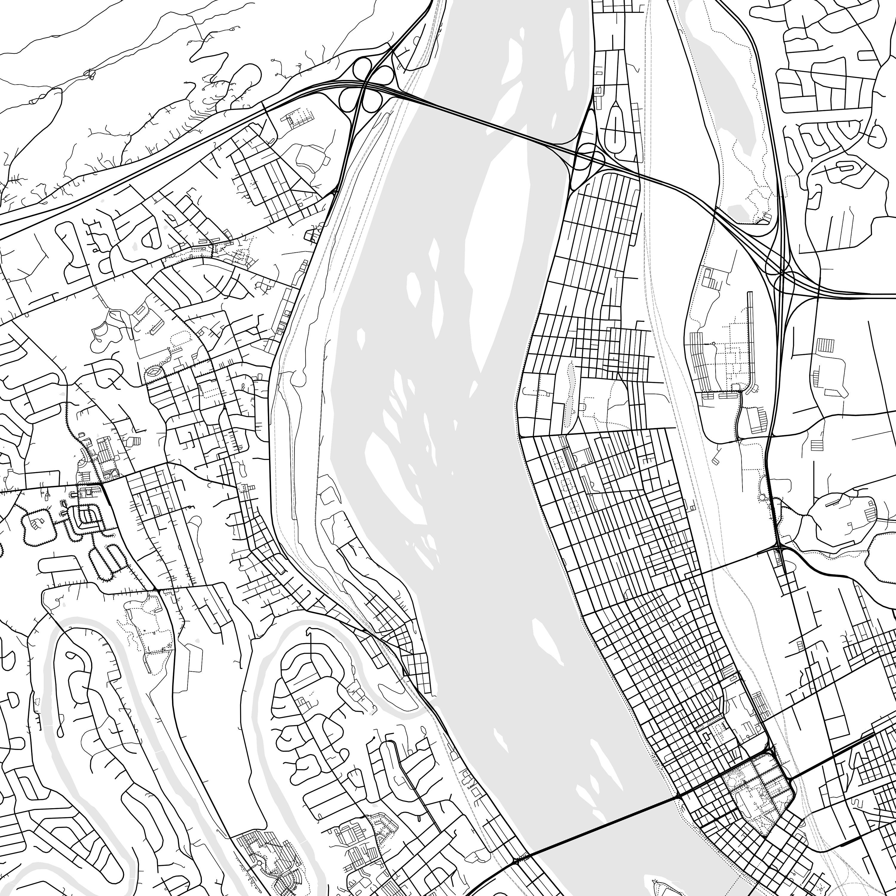 Harrisburg Map Print, Harrisburg Map Poster Wall Art, Pa City Map ...