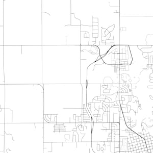 Kalispell Map Print, Kalispell Map Poster Wall Art, Mt City Map ...