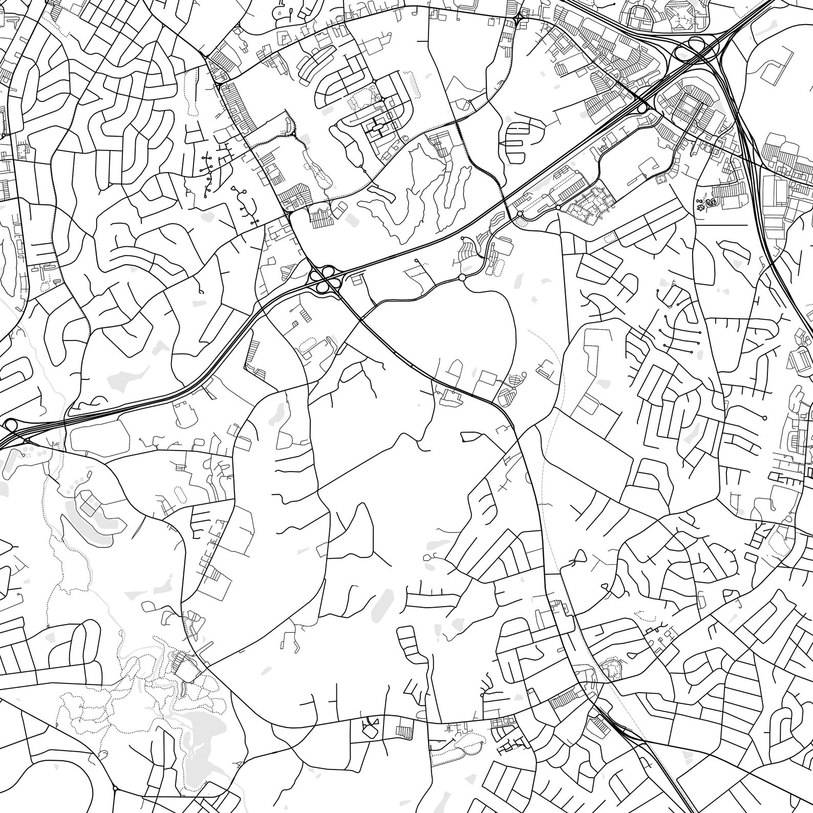 Mauldin Map Print, Mauldin Map Poster Wall Art, Sc City Map, South ...