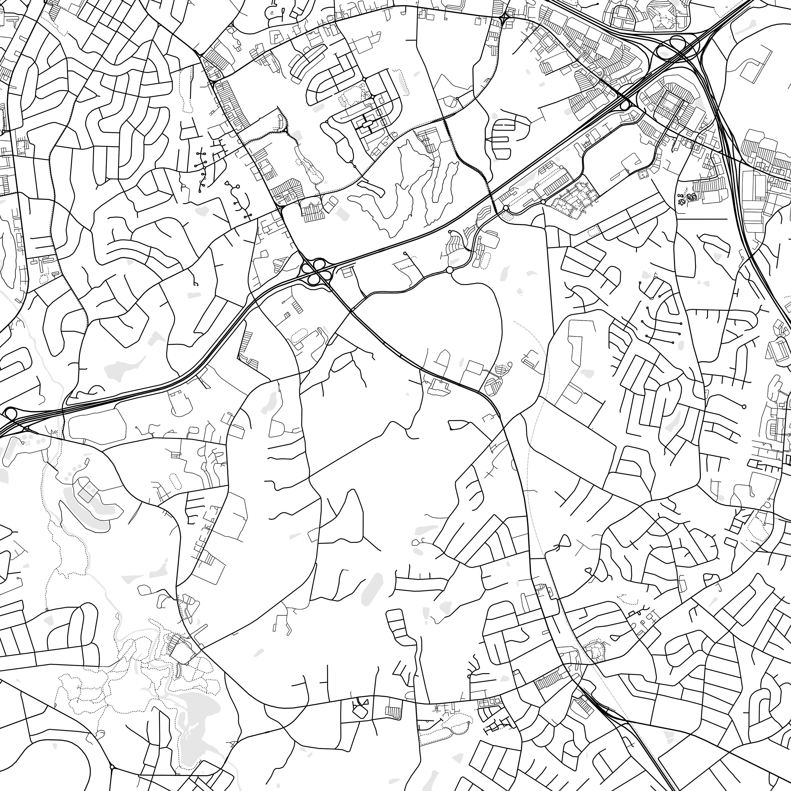 Mauldin Map Print, Mauldin Map Poster Wall Art, Sc City Map, South ...