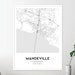 Mandeville Map Print Mandeville Map Poster Wall Art La City - Etsy