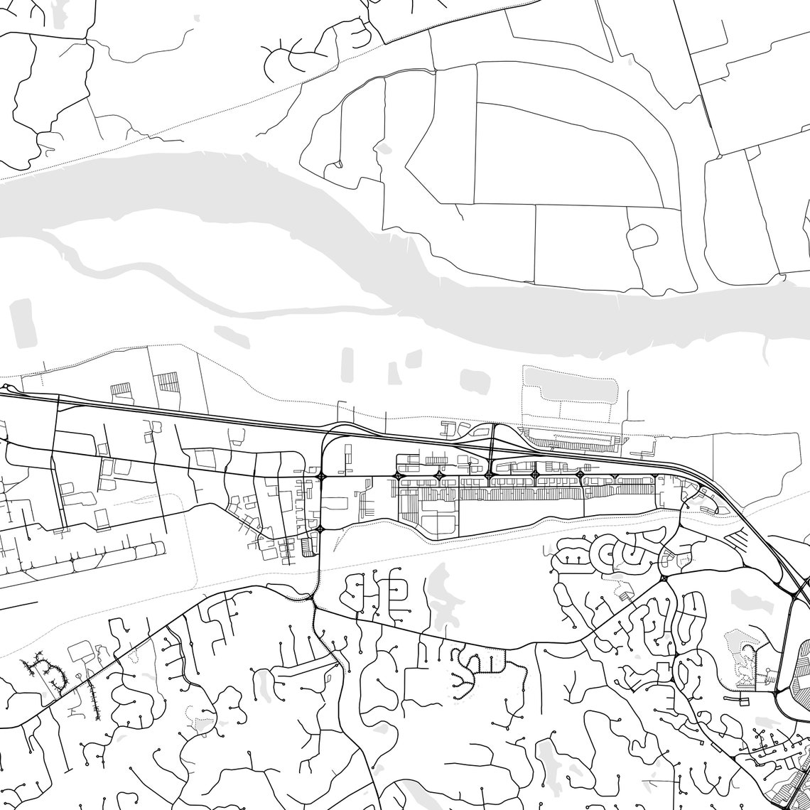 Chesterfield Map Print Chesterfield Map Poster Wall Art Mo - Etsy