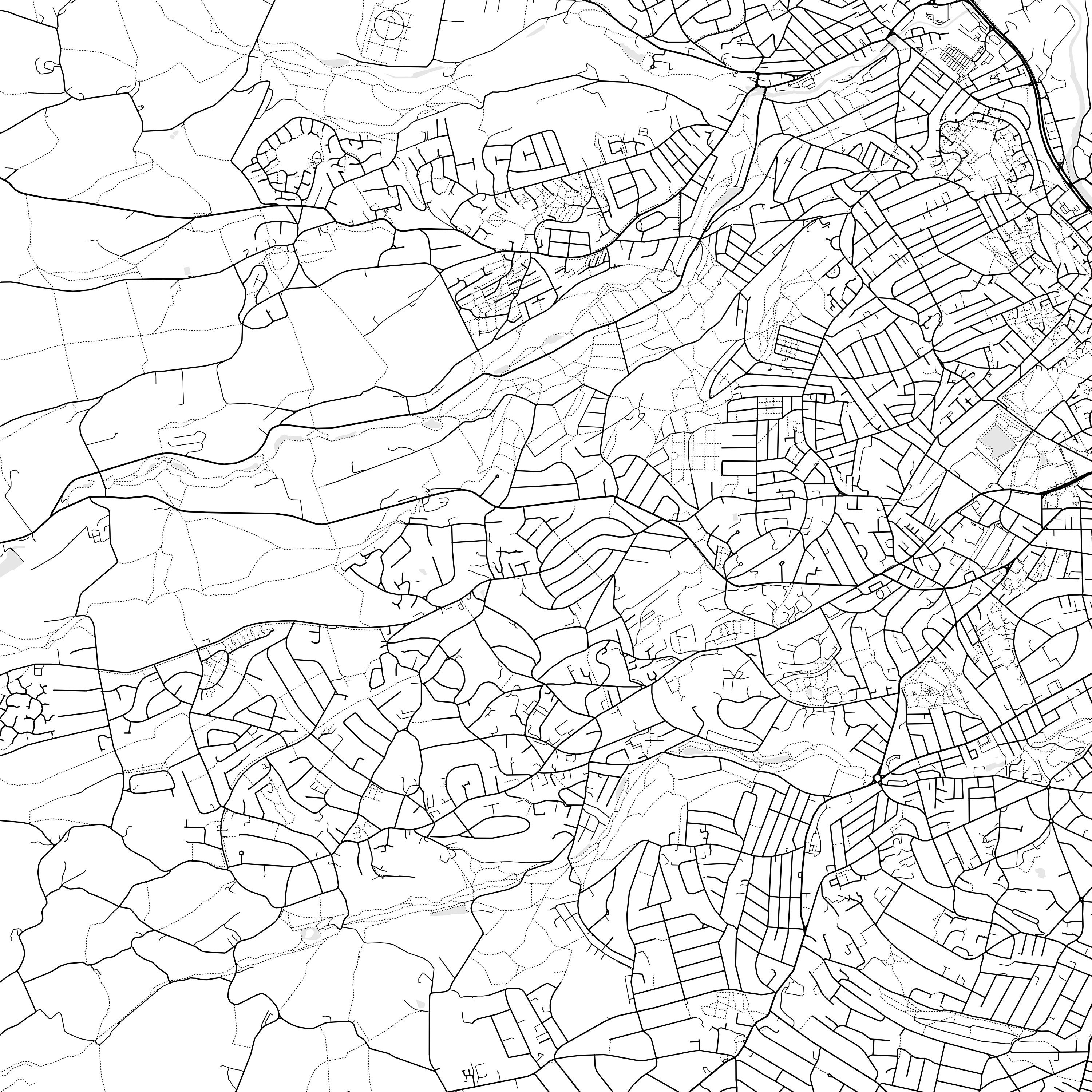 Sheffield Map Print, Sheffield Map Poster Wall Art, Sheffield City Map ...