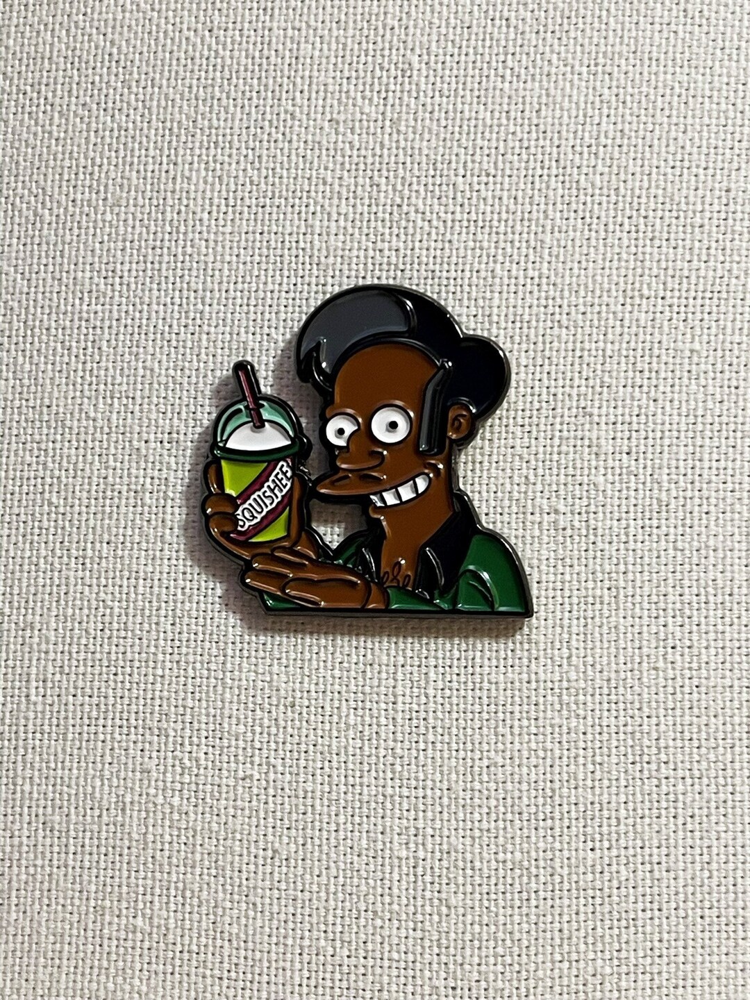 Apu Nahasapeemapetilon Squishee Drink Die Simpsons Metall Emaille Pin ...
