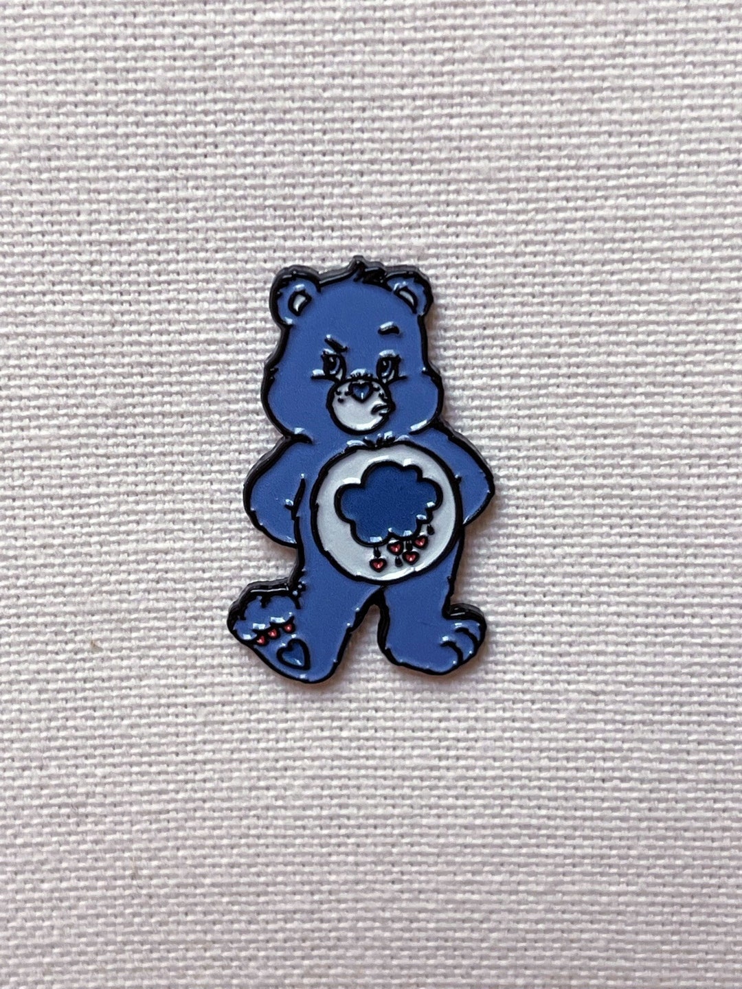 Glücksbärchis Care Bears 90's Brummbärchi Grumpy Bear Pin Anstecker ...