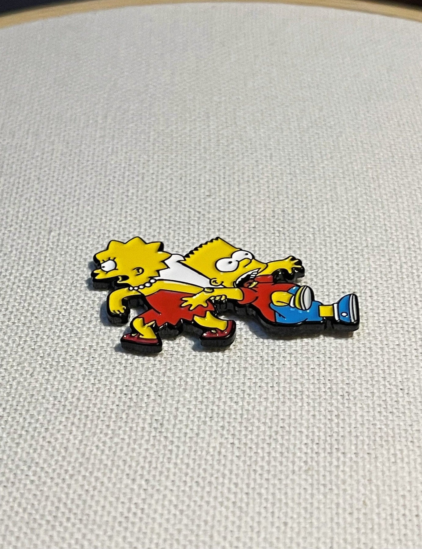 Lisa Bart Simpson Die Simpsons Metall Emaille Pin Anstecker - Etsy