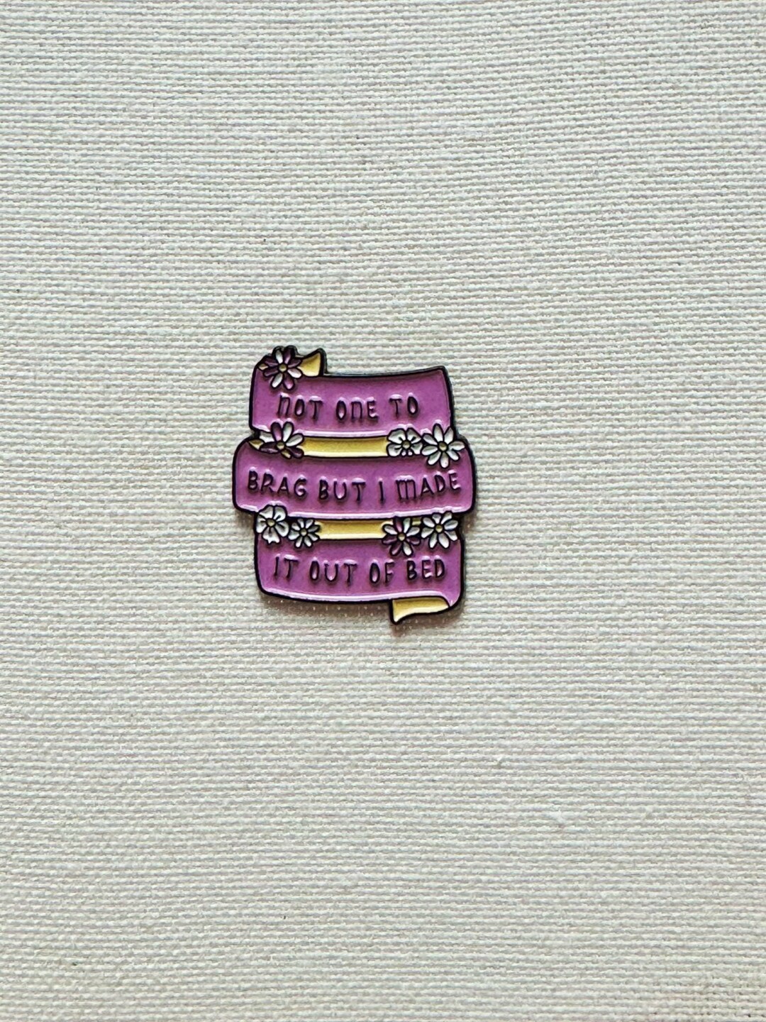 Not One to Brag Enamel Pin, Funny Humor Badge - Etsy