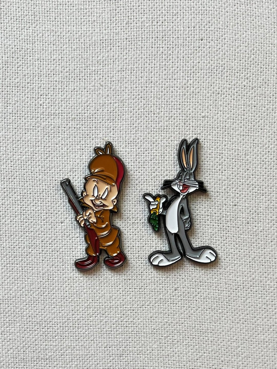 Cartoon Hunting BFF Besties 80's 90's Metall Emaille Pin Set Anstecker ...