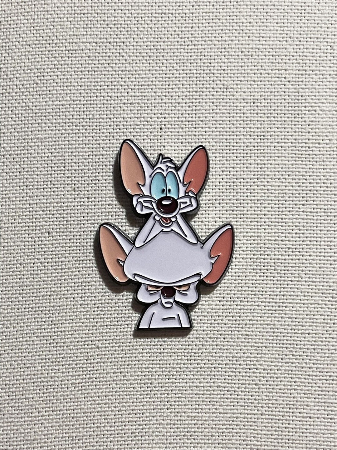 Pinky and the Brain Metall Emaille Pin Anstecker Anstecknadel Tasche ...