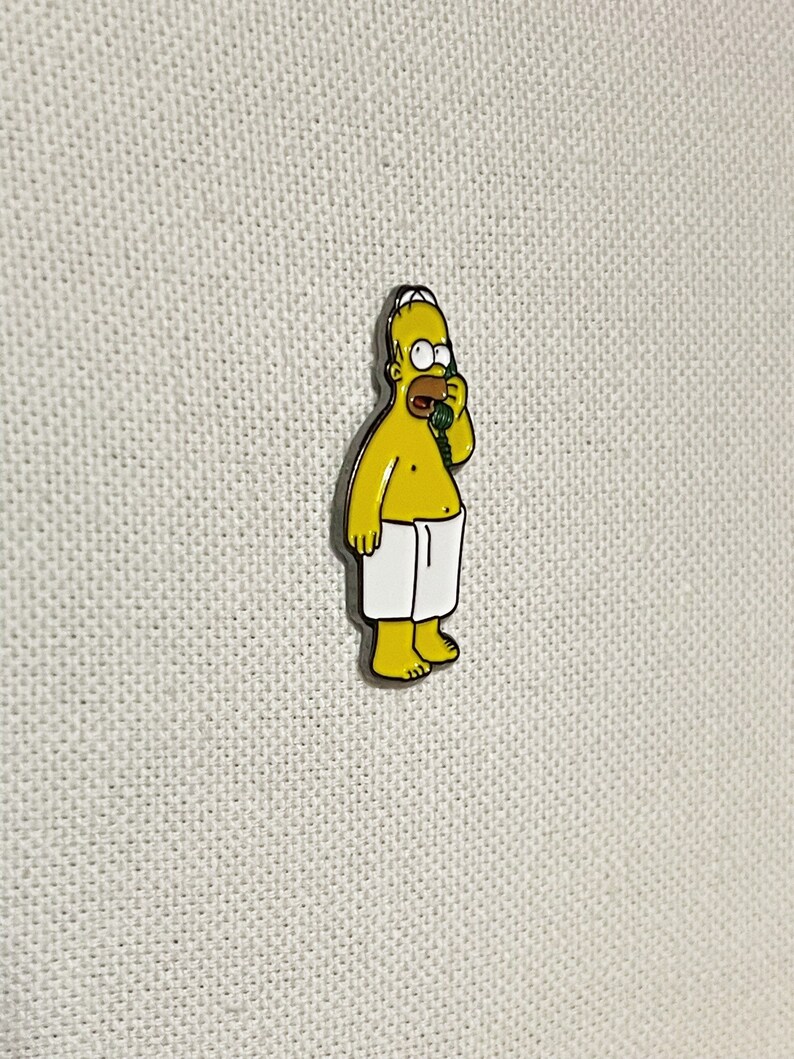 Homer Simpson Telephone Die Simpsons Metall Emaille Pin Anstecker Phone ...