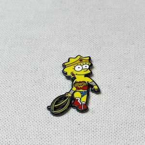 Lisa Simpson Die Simpsons Metall Emaille Pin Anstecker Anstecknadel ...