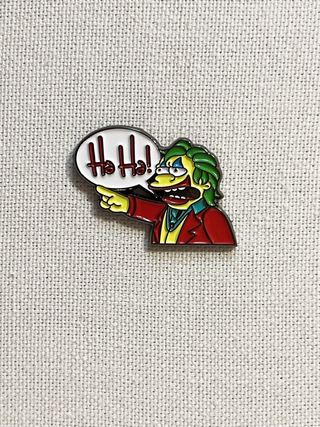 Nelson Muntz Ha Ha Joker Die Simpsons Metall Emaille Pin Anstecker 90's ...