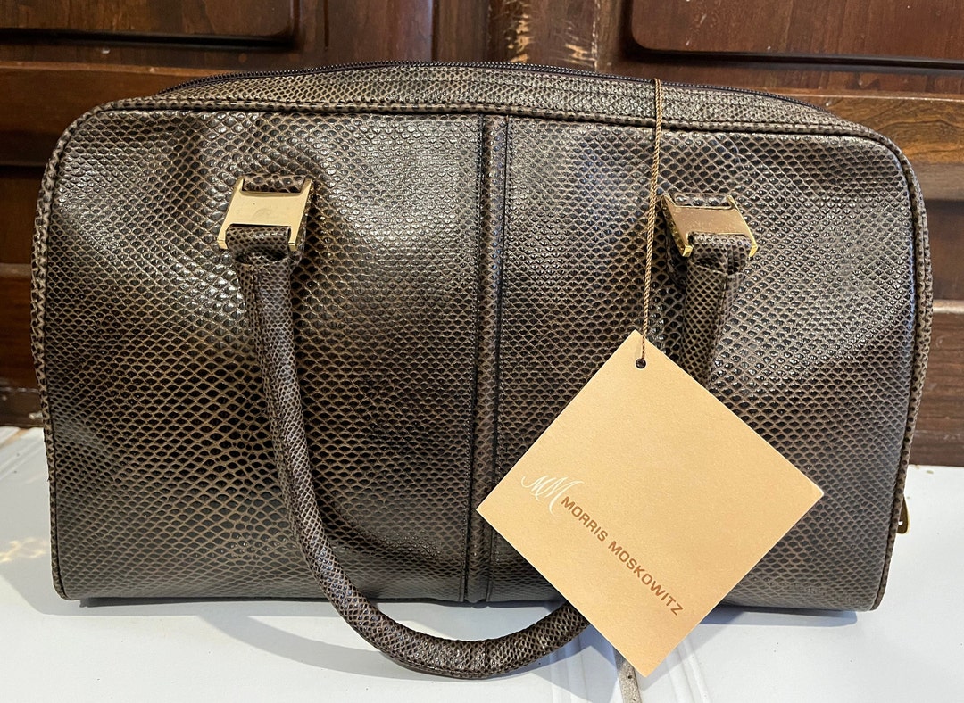 Vintage Morris Moskowitz Snake Skin Purse - Etsy
