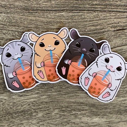 CUTE HAMSTER Vinyl Decal Sticker Adorable Animal Pet | Etsy