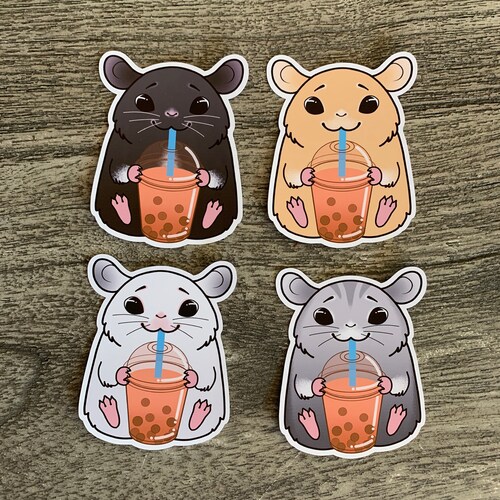 CUTE HAMSTER Vinyl Decal Sticker Adorable Animal Pet - Etsy