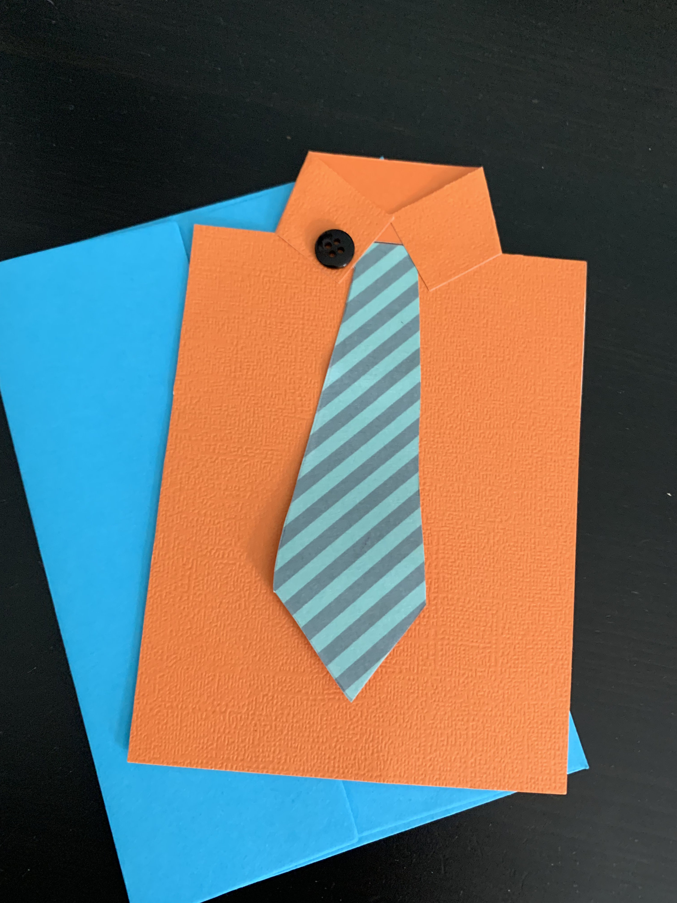 Father's Day Card - Shirt and Tie for Dad! I Can Customize the Colors ...