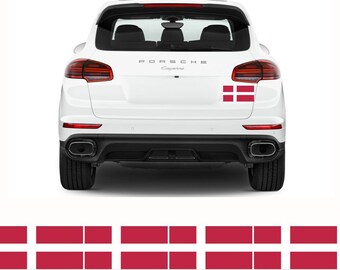 Denmark Map Flag Silhouette Sticker for Laptop Book Fridge - Etsy