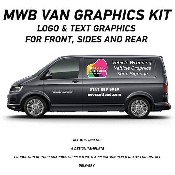 VAN08 Mwb Van Graphics Kit Sign Writing Vehicle Lettering - Etsy