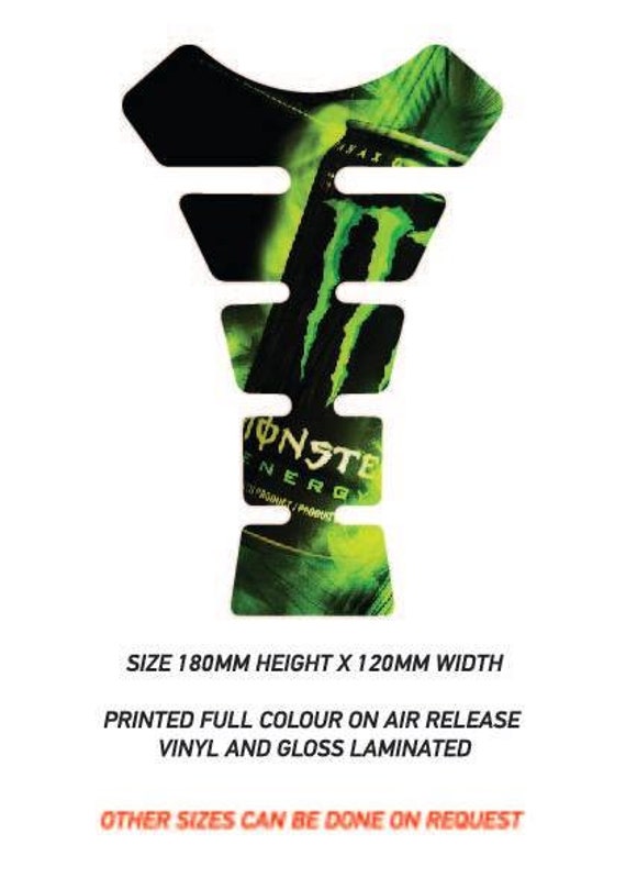 Motorcycle Fuel Tank Protector Sticker Graphic Decal Laminated | Etsy